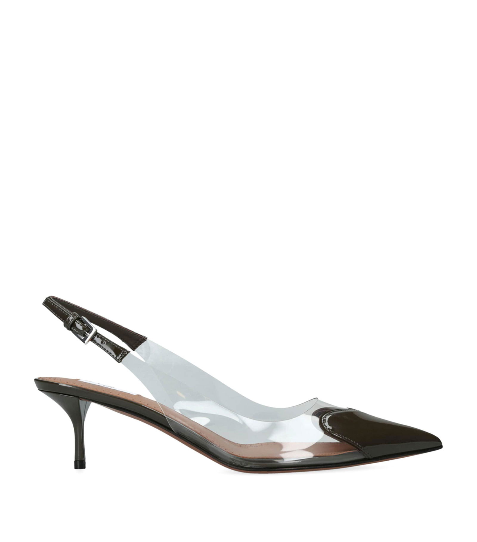 Alaïa Le Coeur Slingback Pumps 55 in Green | endource