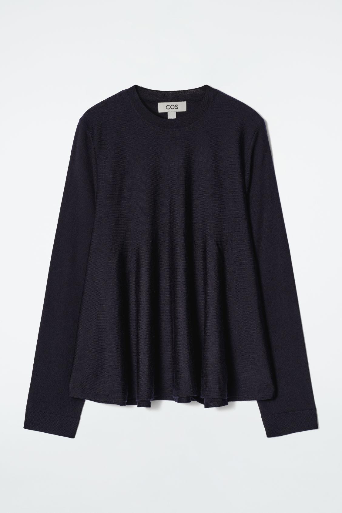 COS Trapeze Merino Wool Jumper | endource