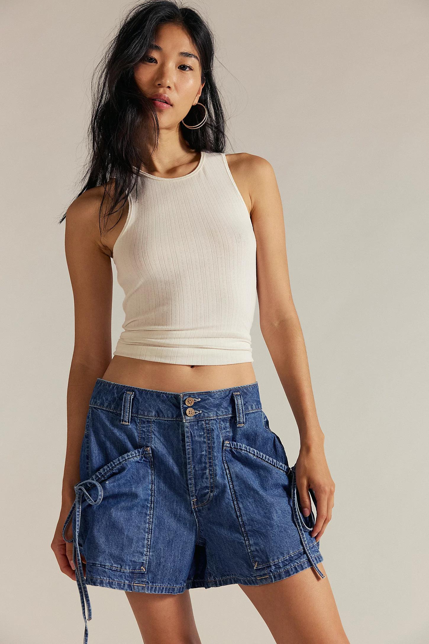 FREE PEOPLE We The Free - CRVY Cario Shorts | endource