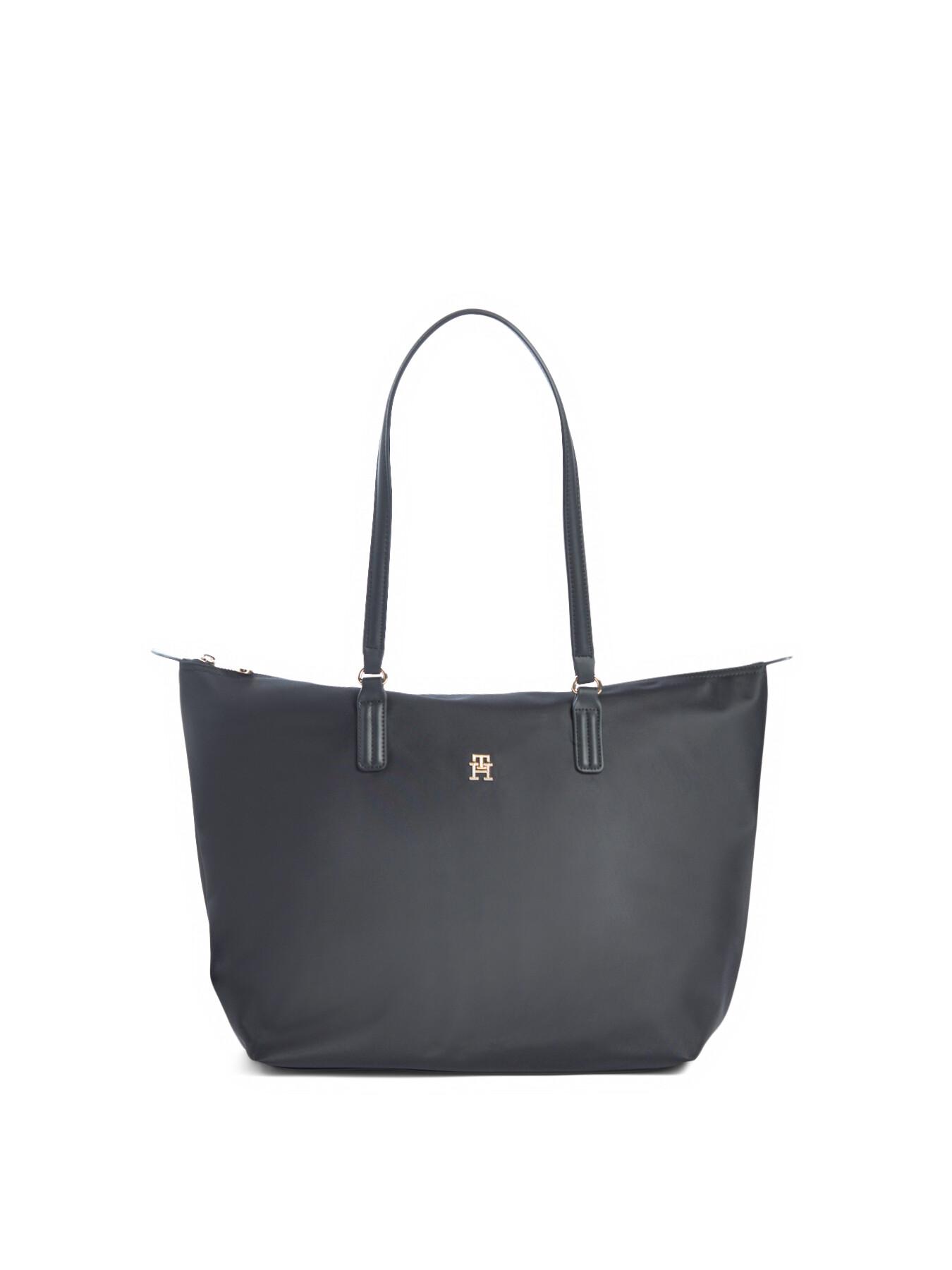 TOMMY HILFIGER Poppy TH Tote in Black | endource