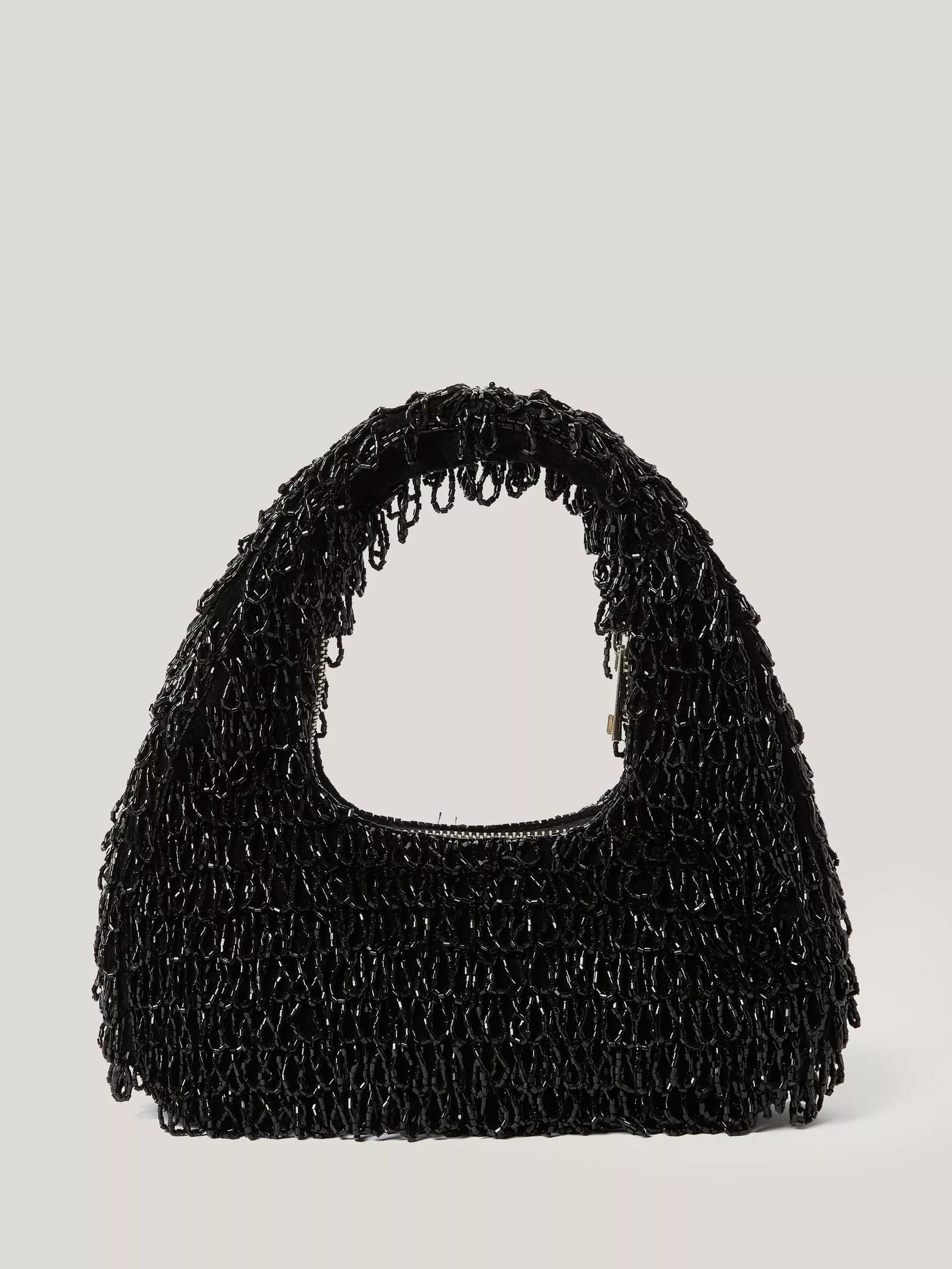 JIGSAW Tay Mini Beaded Bag in Black | endource