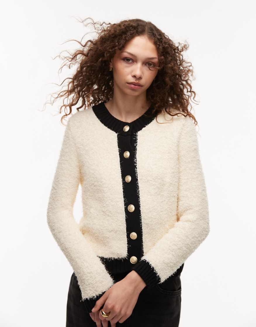 MANGO Fluffy Cardigan | endource