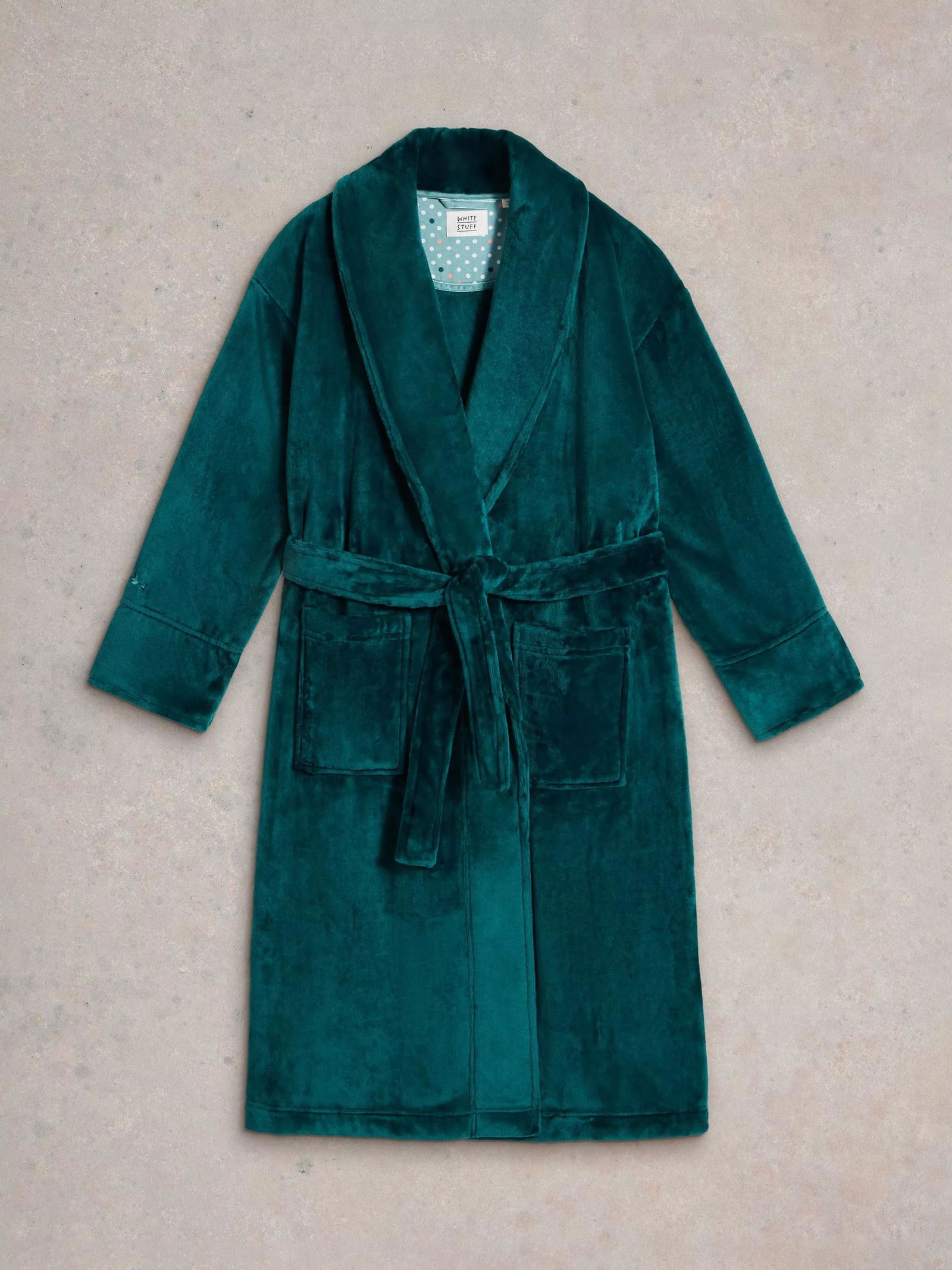 WHITE STUFF Clover Cosy Dressing Gown | endource