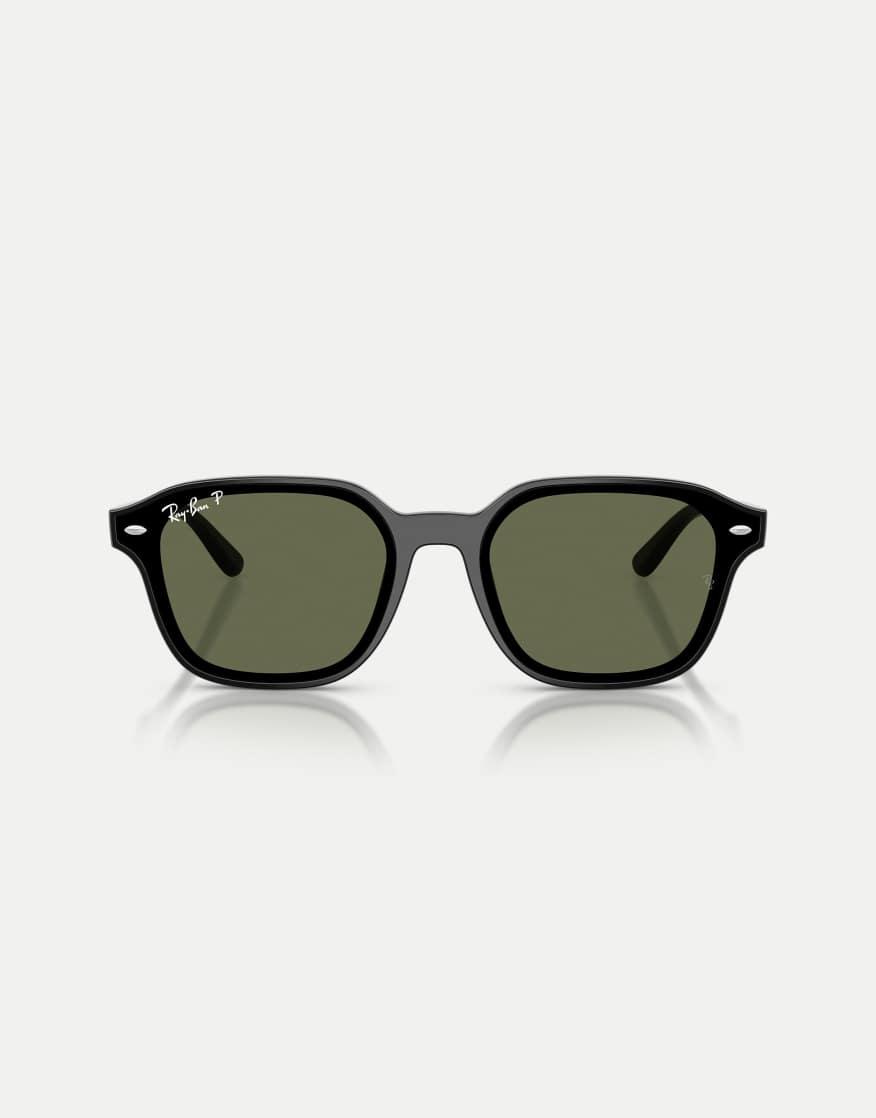 RAY-BAN Rb4458d Square Polarised Sunglasses in Black | endource