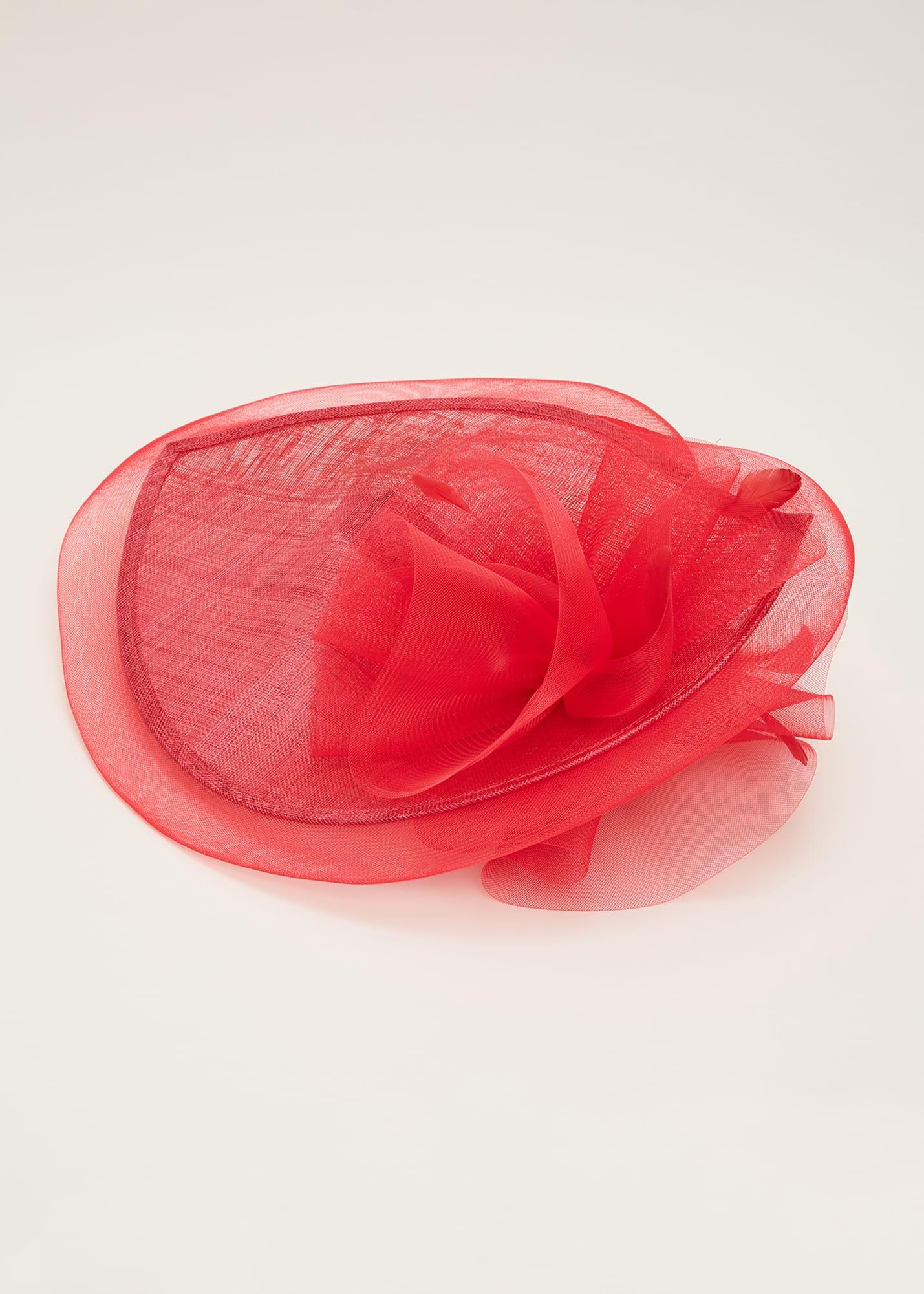 PHASE EIGHT Red Flower Fascinator | endource
