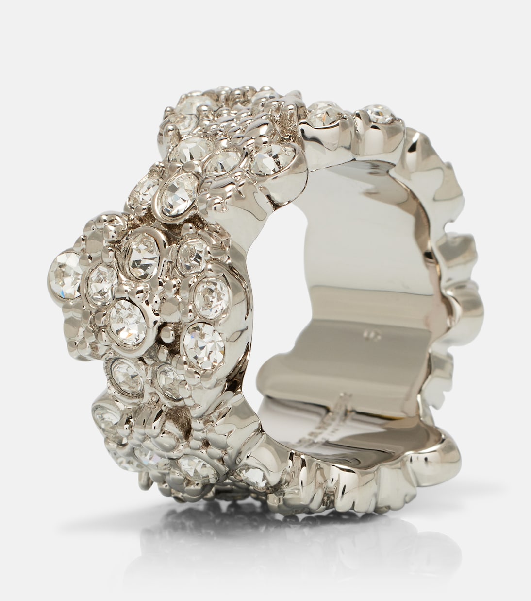JIL SANDER Crystal-embellished Ring | endource