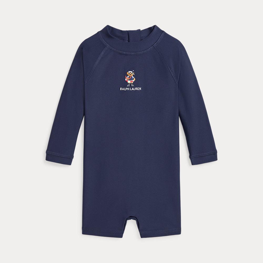RALPH LAUREN Polo Bear Rash Guard Shortall in Blue | endource