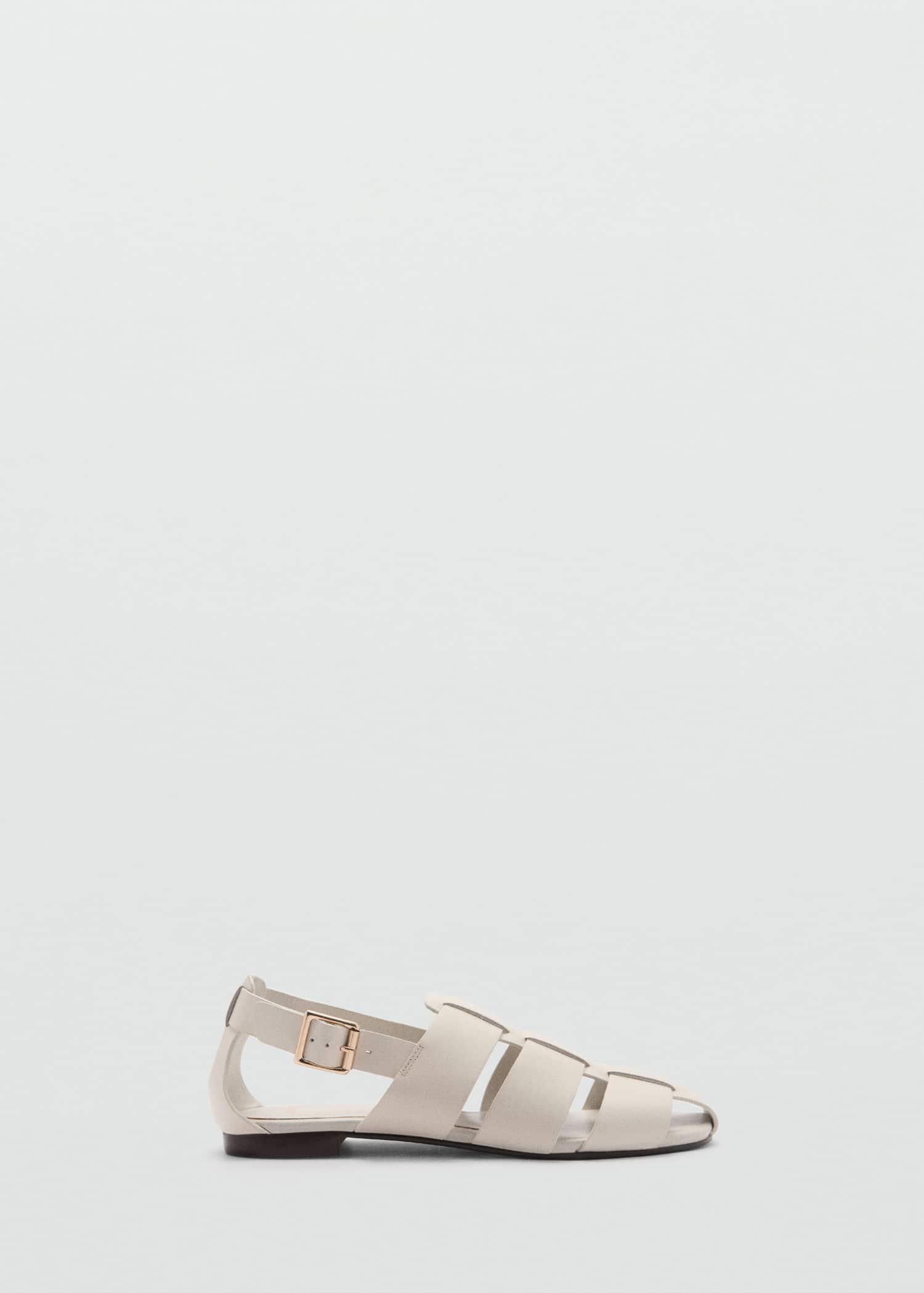 MANGO Fisherman Sandal in Beige | Endource
