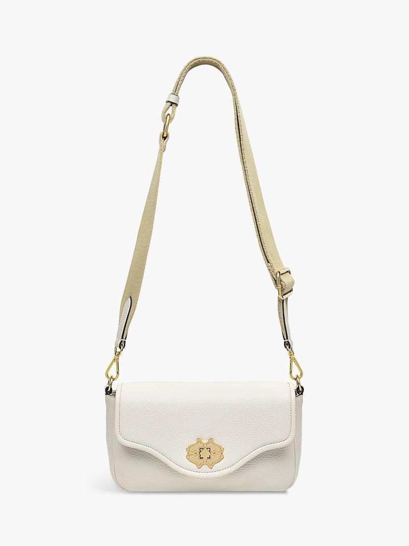 RADLEY Heirloom Place Medium Flapover Cross Body Bag in Chalk | endource