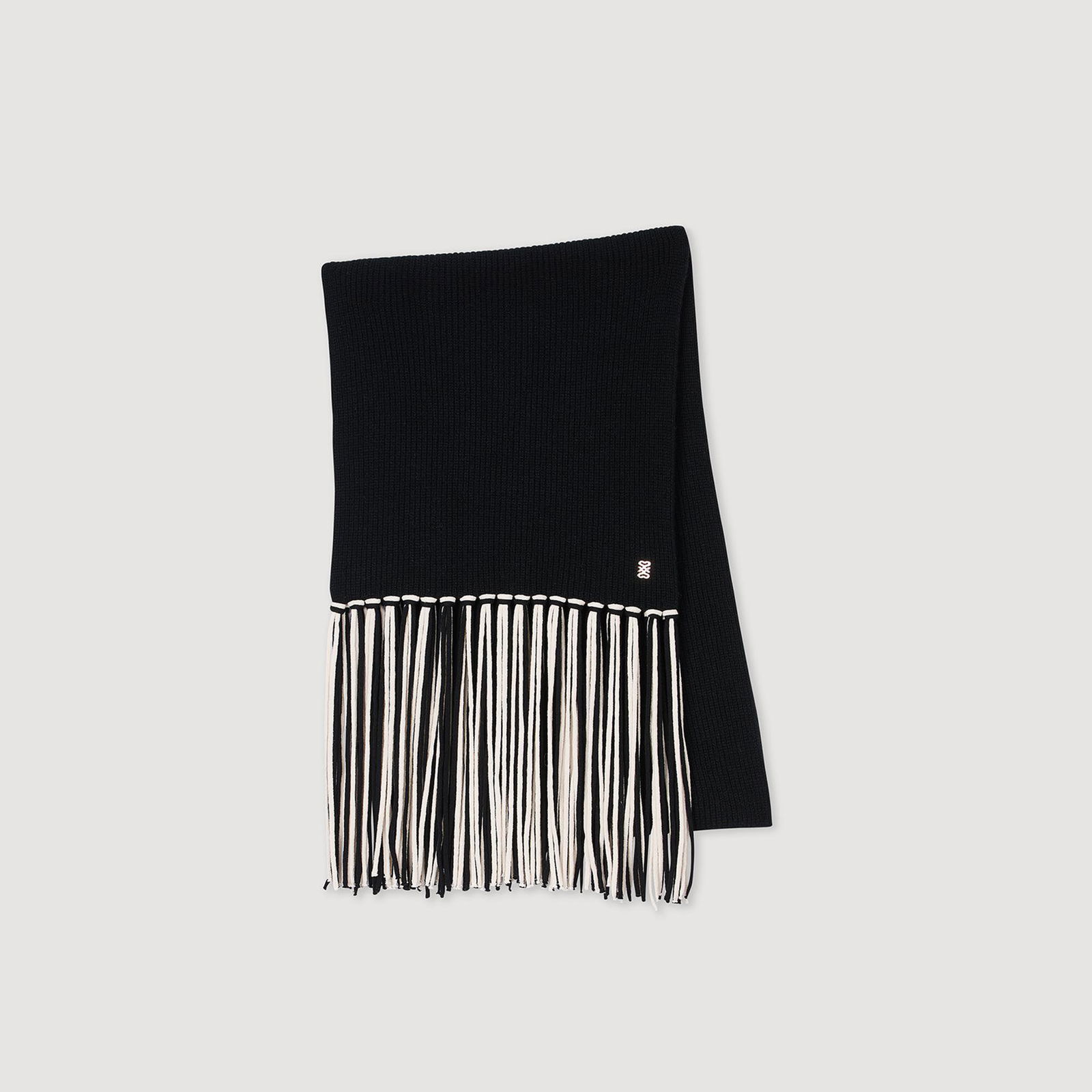 SANDRO Knitted Scarf | endource