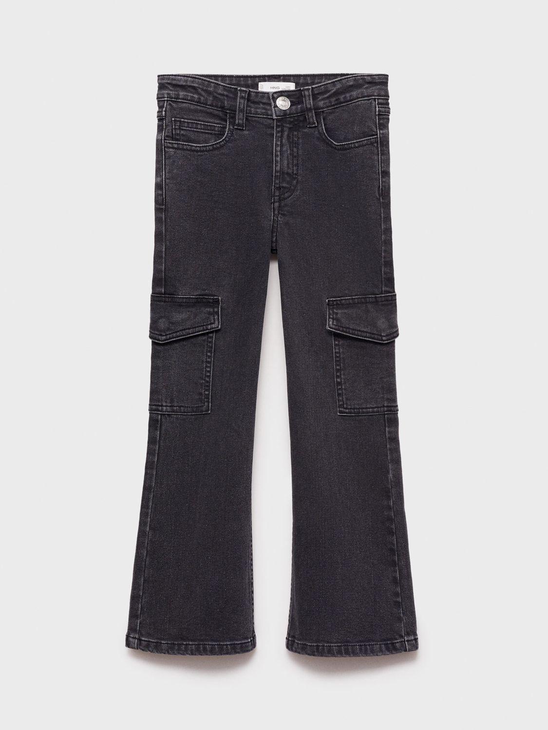 MANGO Cargo Jeans in Charcoal | endource