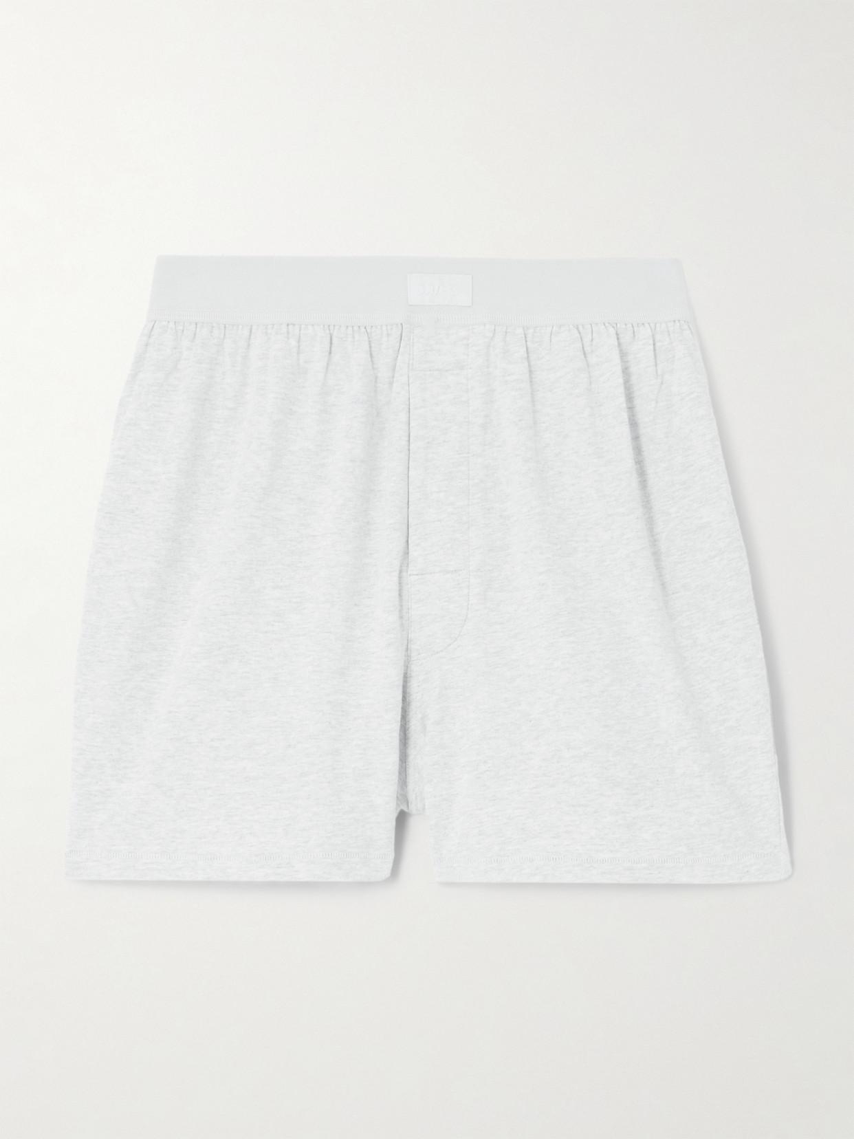 SKIMS Boyfriend Loose Boxer in Gray | endource