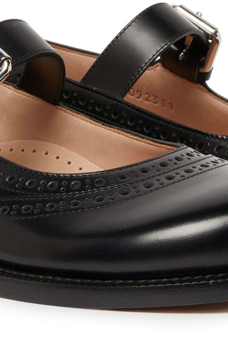 LOEWE Campo Mary Janes in Black | Endource
