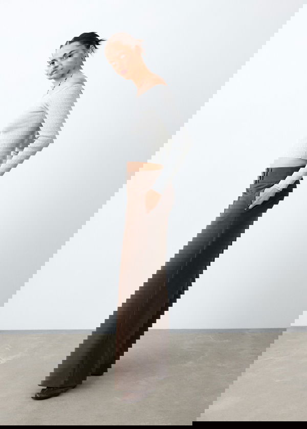 MANGO Straight-fit Suit Trousers | endource