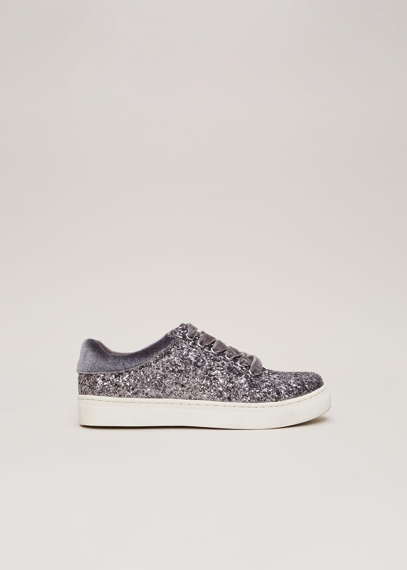 PHASE EIGHT Glitter Trainers | endource