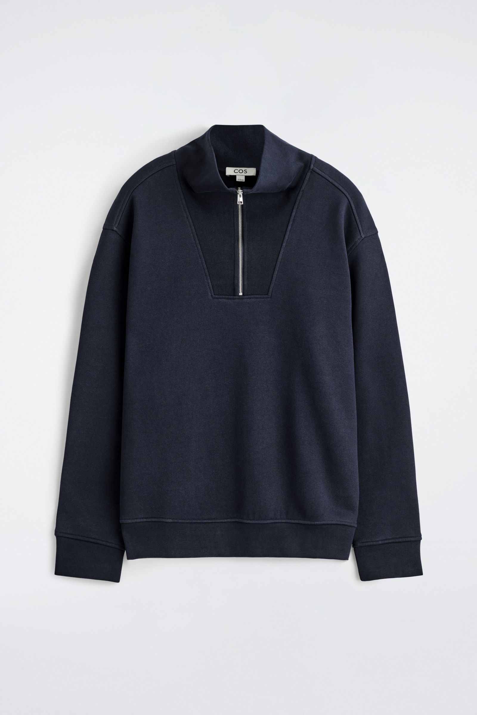 COS Funnel-Neck Zip-Up Jumper | endource