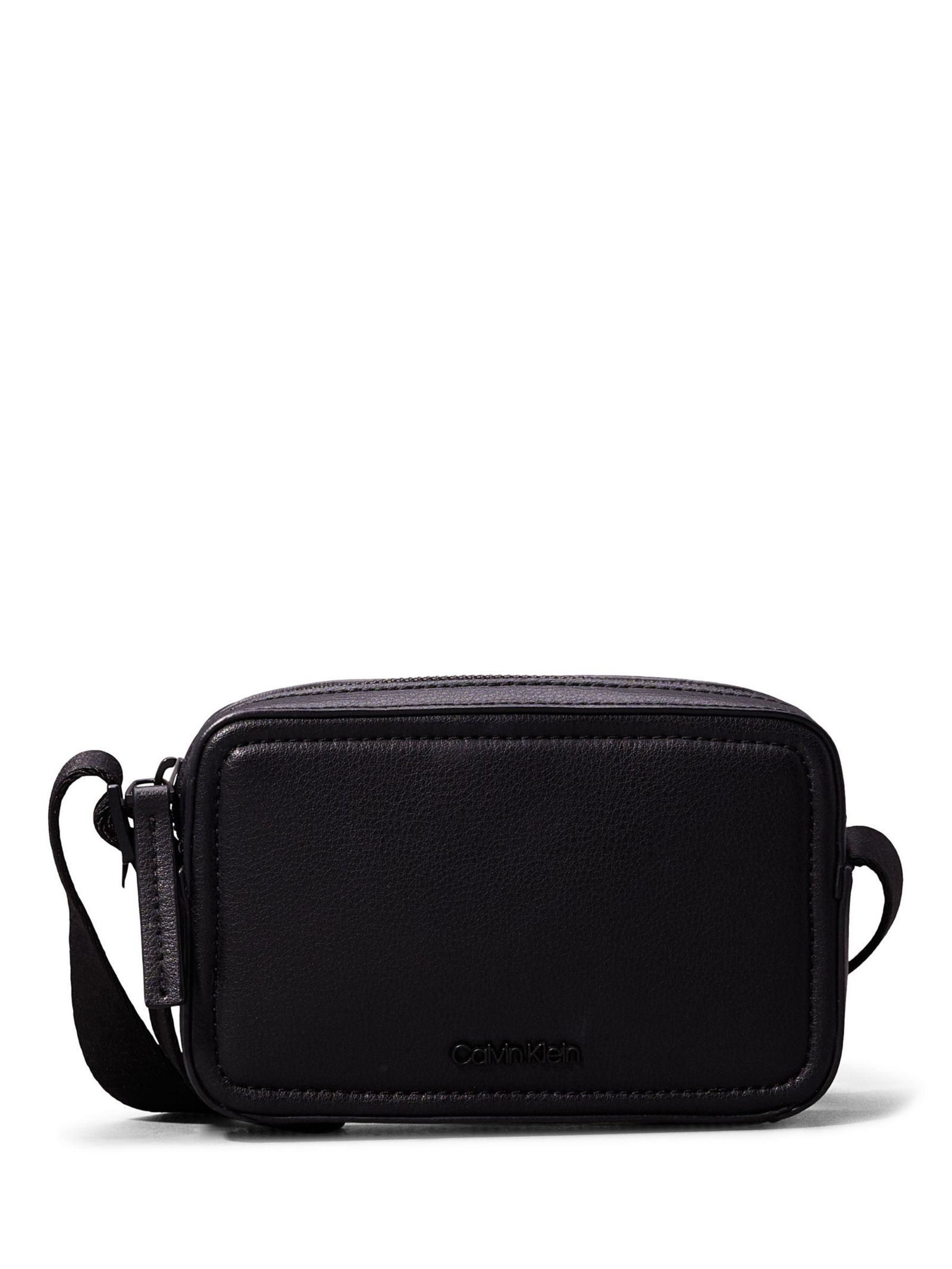 CALVIN KLEIN Small Crossbody Bag in Ck Black Pebble | endource