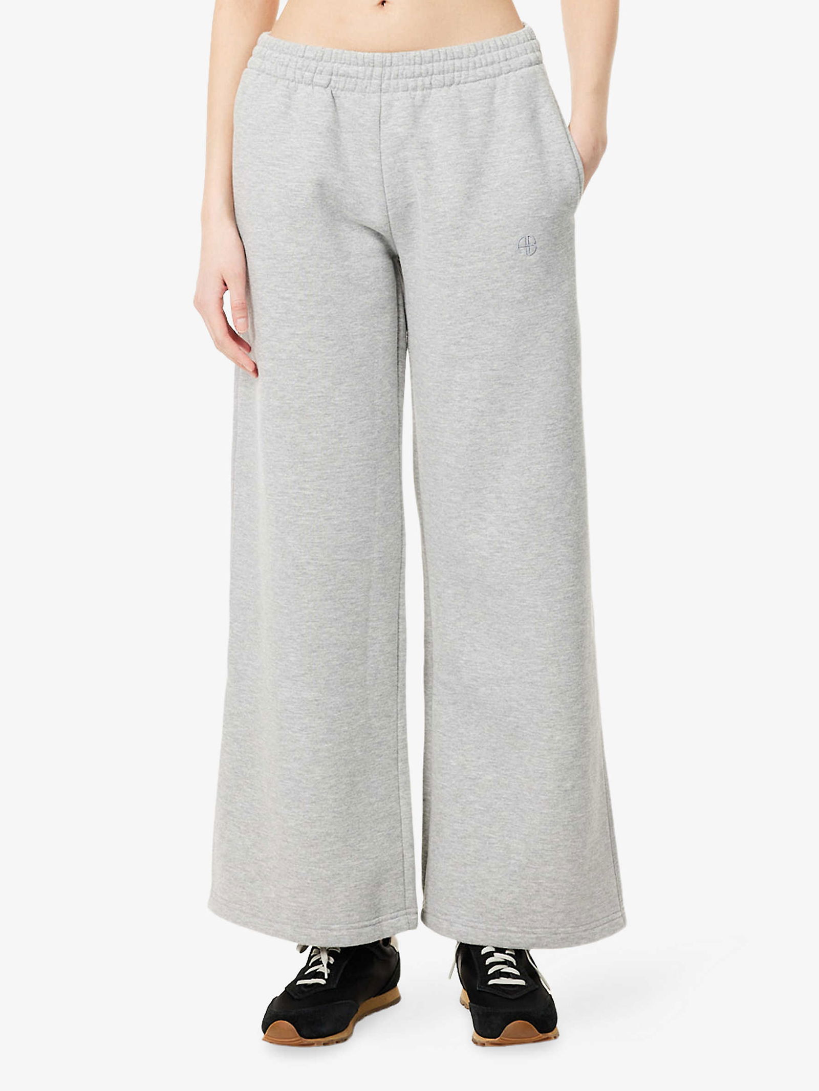 ANINE BING Kacey Cotton-Jersey Jogging Bottoms | endource