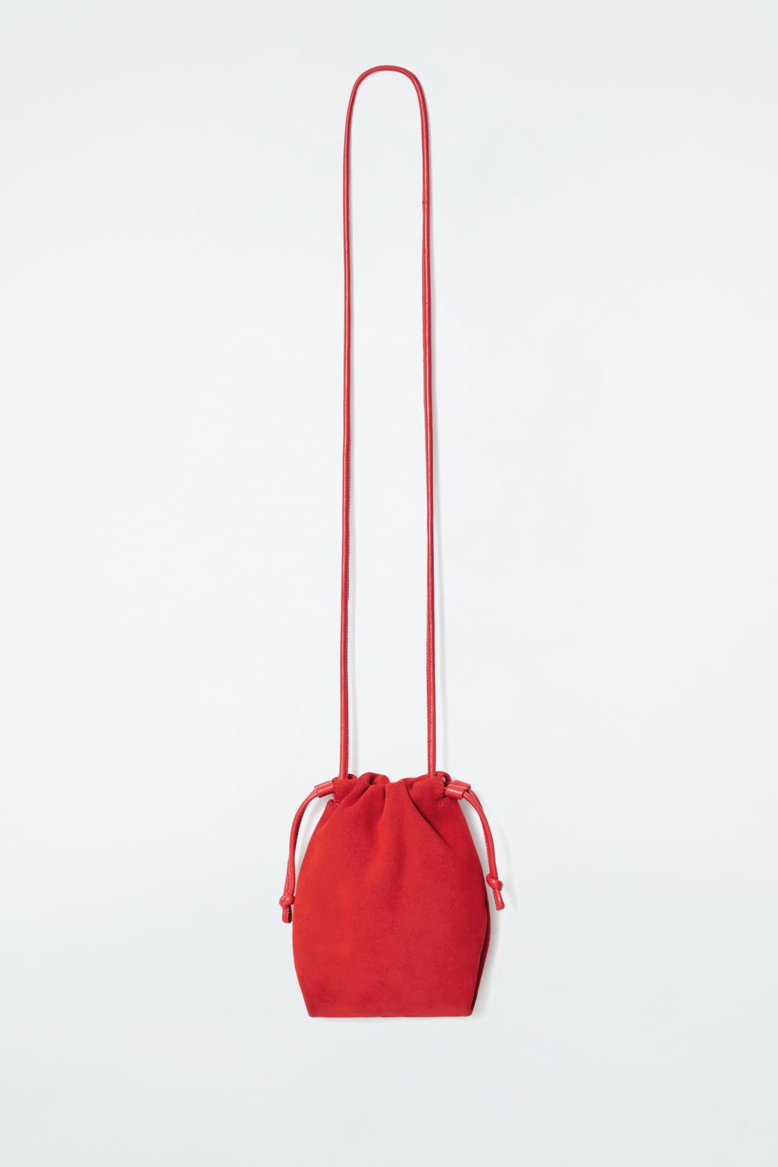 COS Cavatelli Phone Pouch - Leather in RED | endource