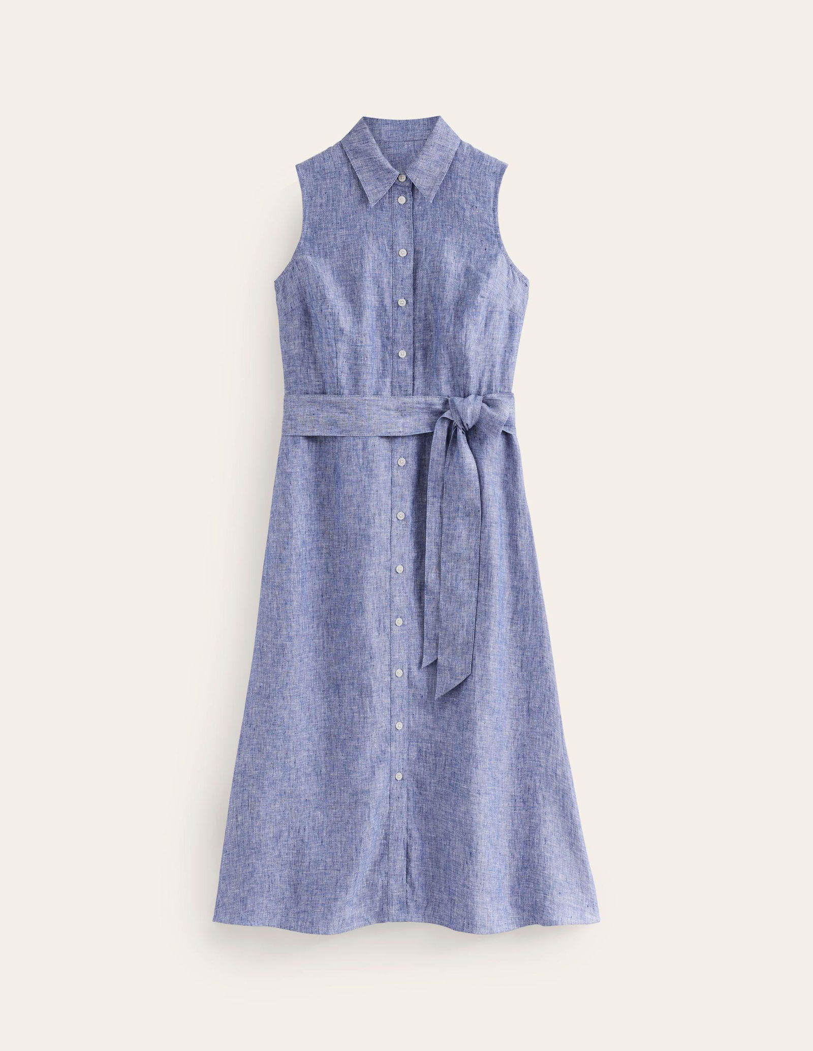 BODEN Kate Linen Midi Shirt Dress | endource