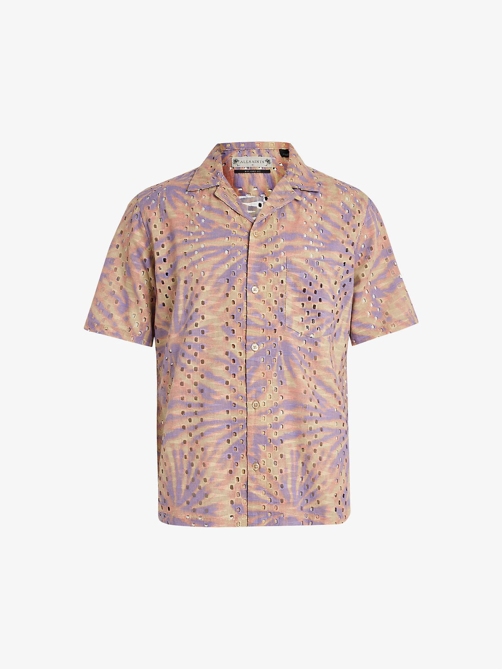 ALLSAINTS Yukka Graphic-Print Relaxed-Fit Embroidered Cotton Shirt ...