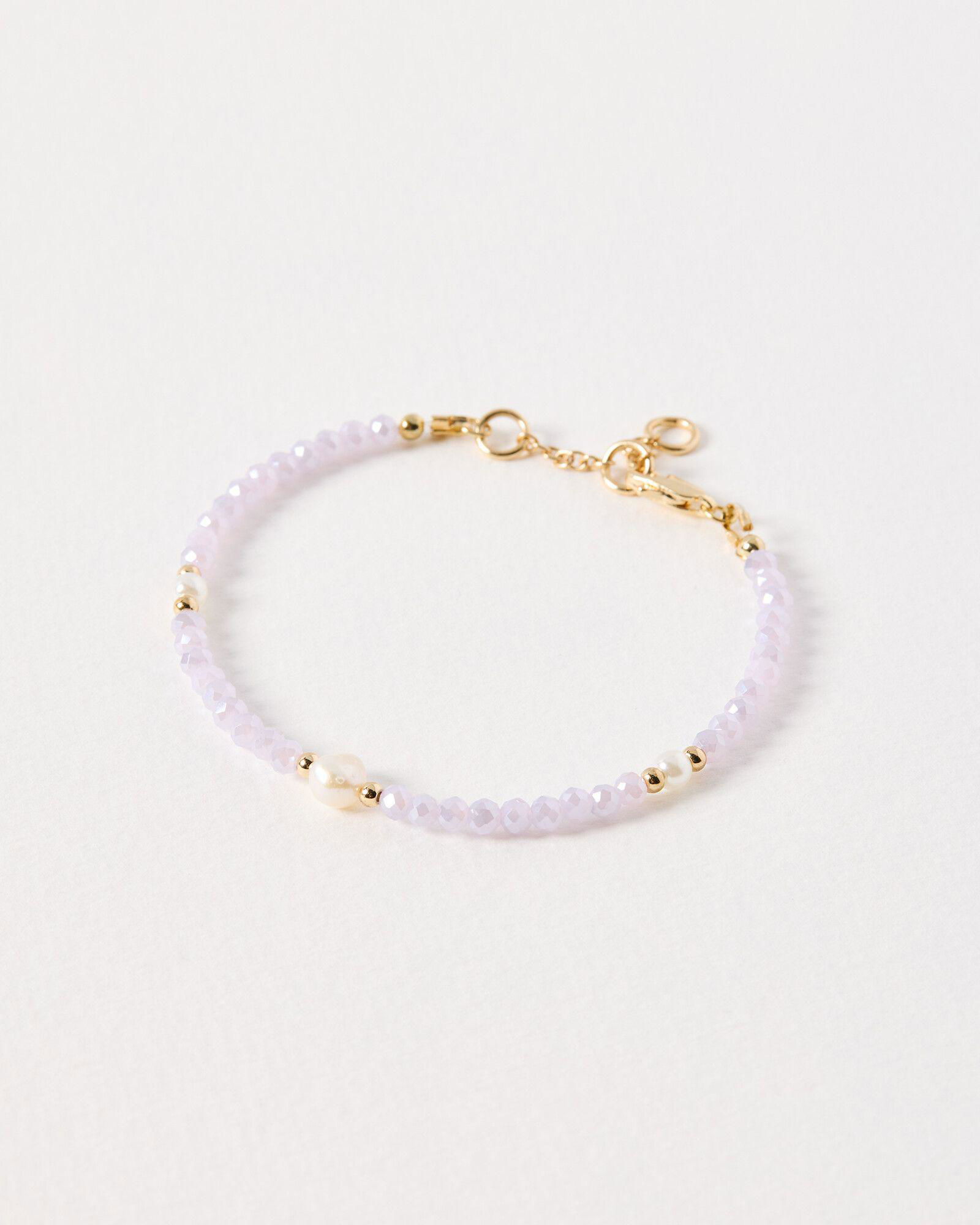 OLIVER BONAS Isabella Beaded & Freshwater Pearl Chain Bracelet in ...