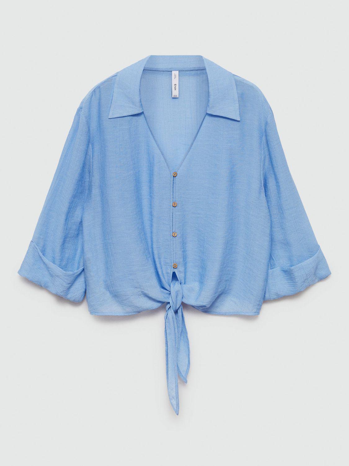 MANGO Mola Tie Front Shirt | endource