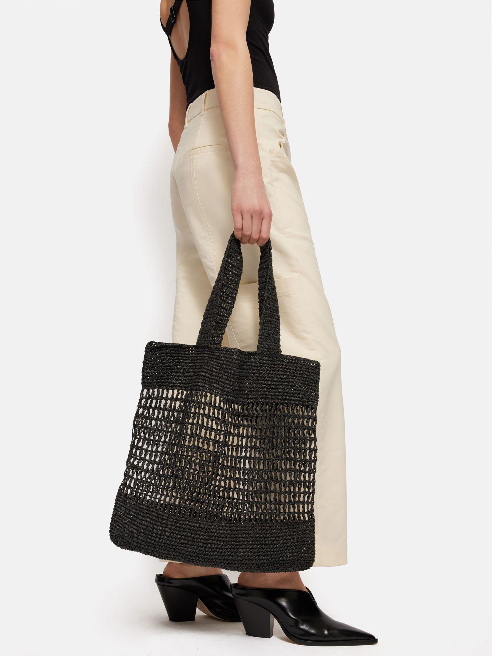 JIGSAW Crochet Tote Bag | endource
