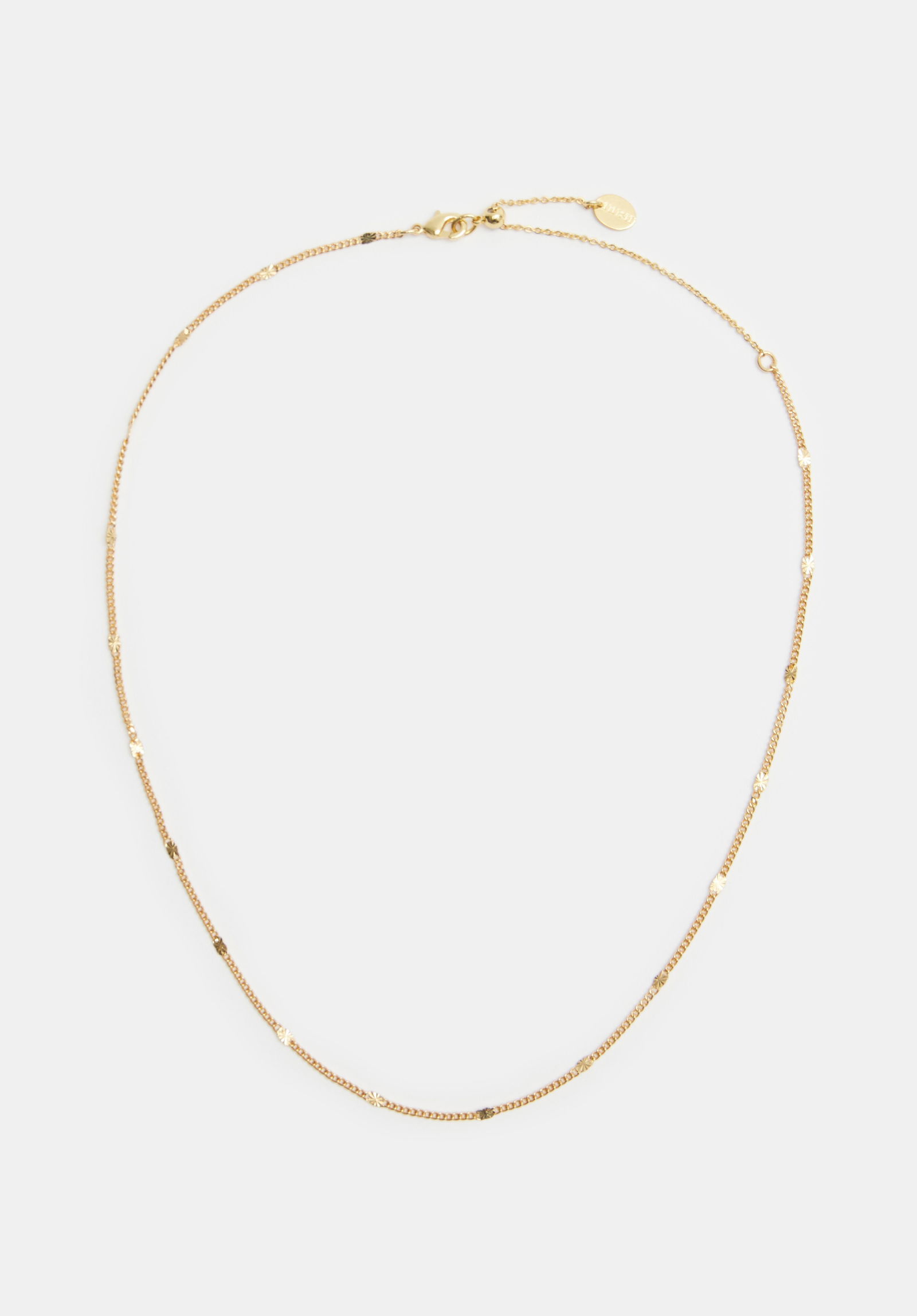 HUSH Violet Chain Necklace in Gold | endource
