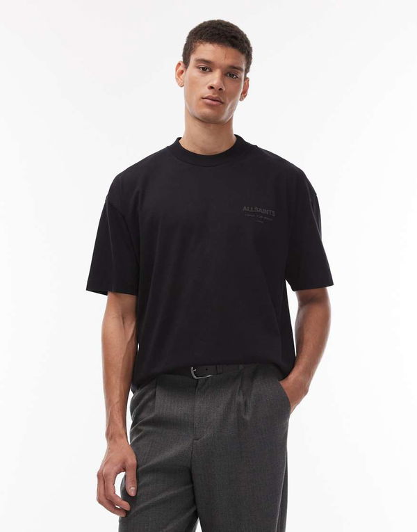ALLSAINTS Xander Flocked Logo T-Shirt | endource