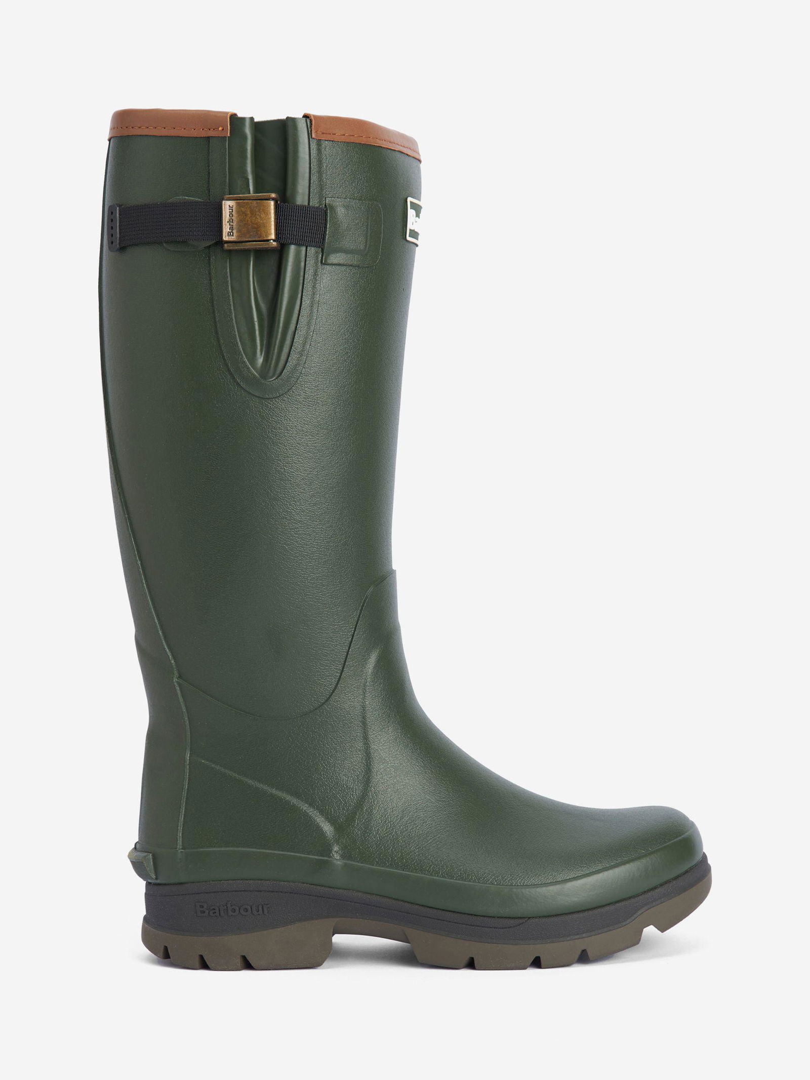 BARBOUR Tempest Wellington Boots in Olive | Endource