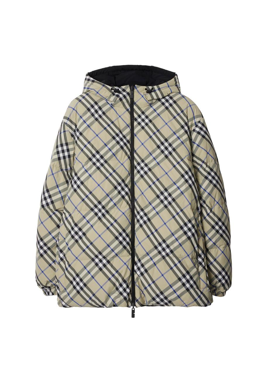 BURBERRY Reversible Check Nylon Snowdonia Puffer Jacket | endource