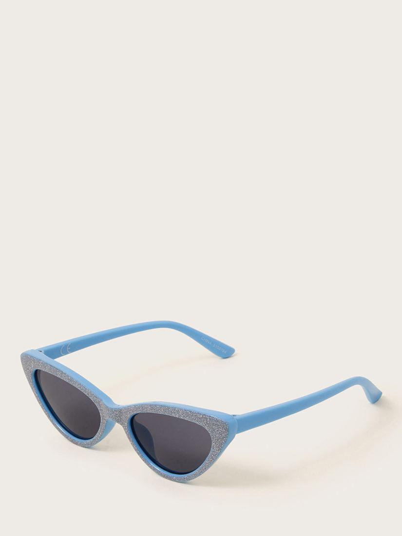 Monsoon Cat Eye Sunglasses in Blue | endource