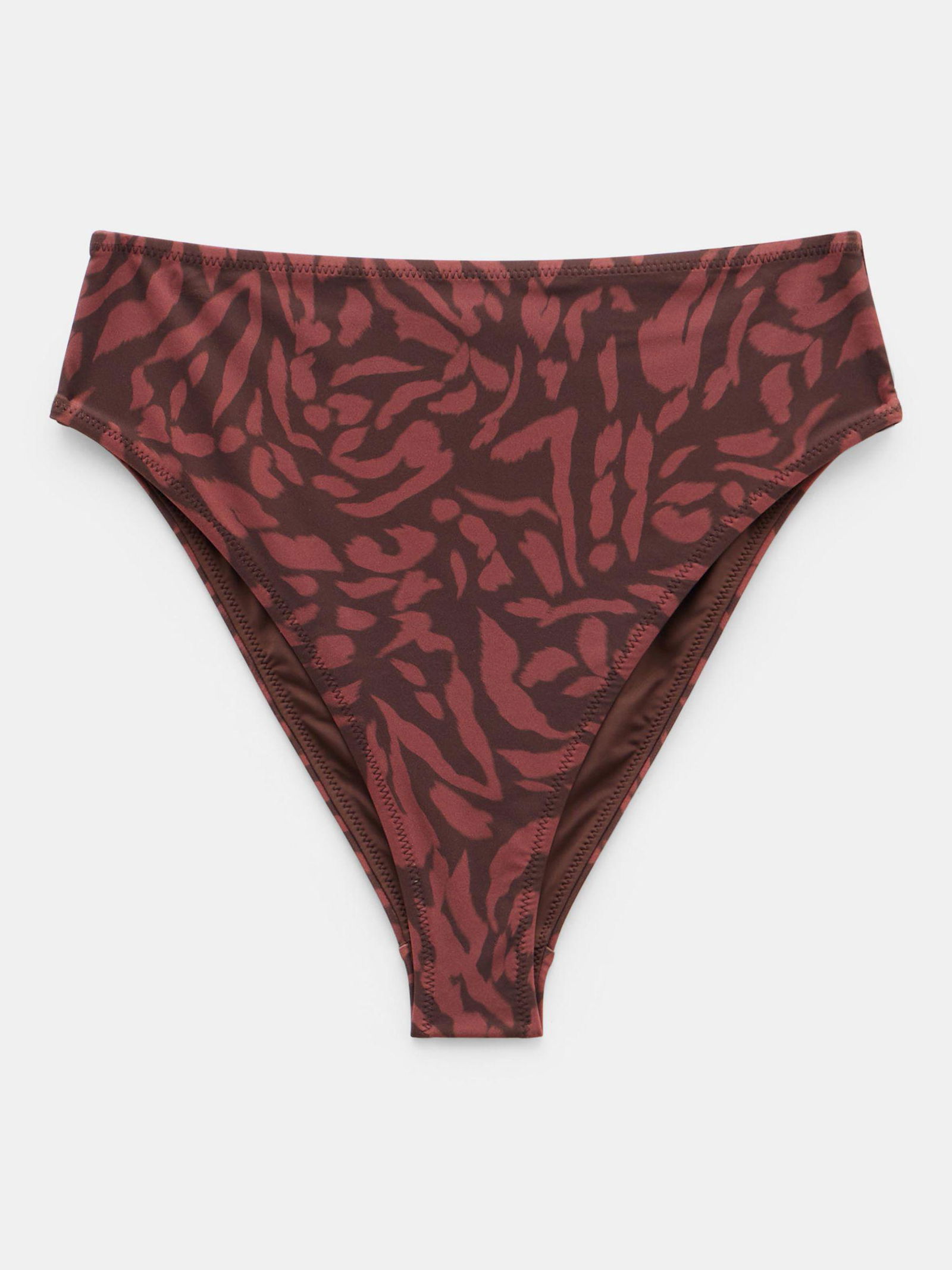 HUSH Harper Animal Print High Waist Bikini Bottoms | endource
