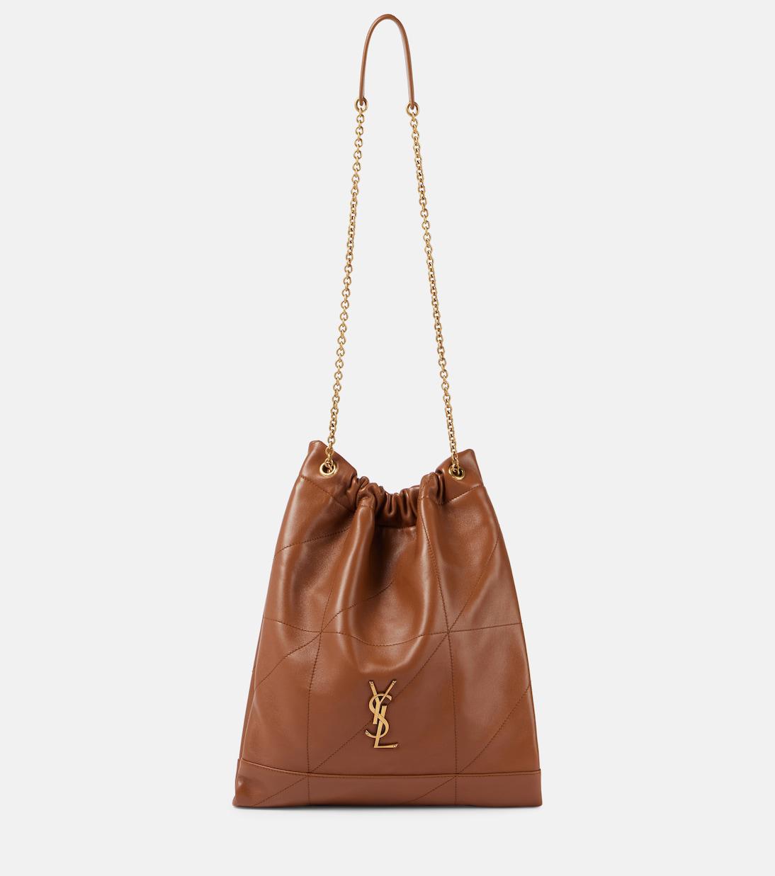 SAINT LAURENT Jamie Pochon Leather Shoulder Bag | endource