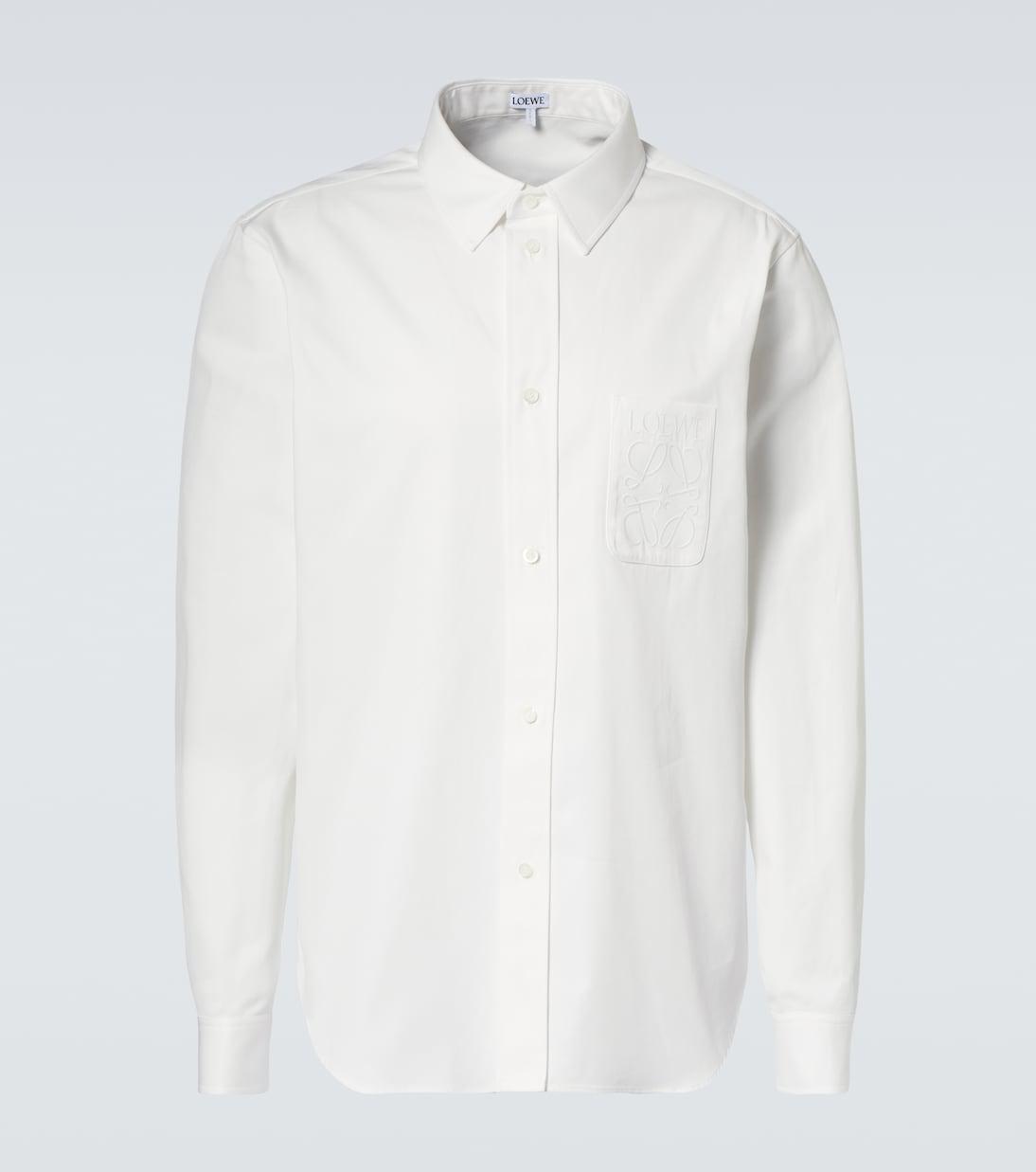 LOEWE Anagram Cotton Twill Shirt | endource