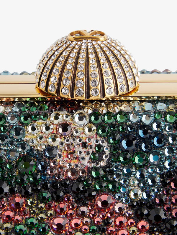 VALENTINO GARAVANI Carry Secrets Rhinestone-Embellished Minaudiere ...