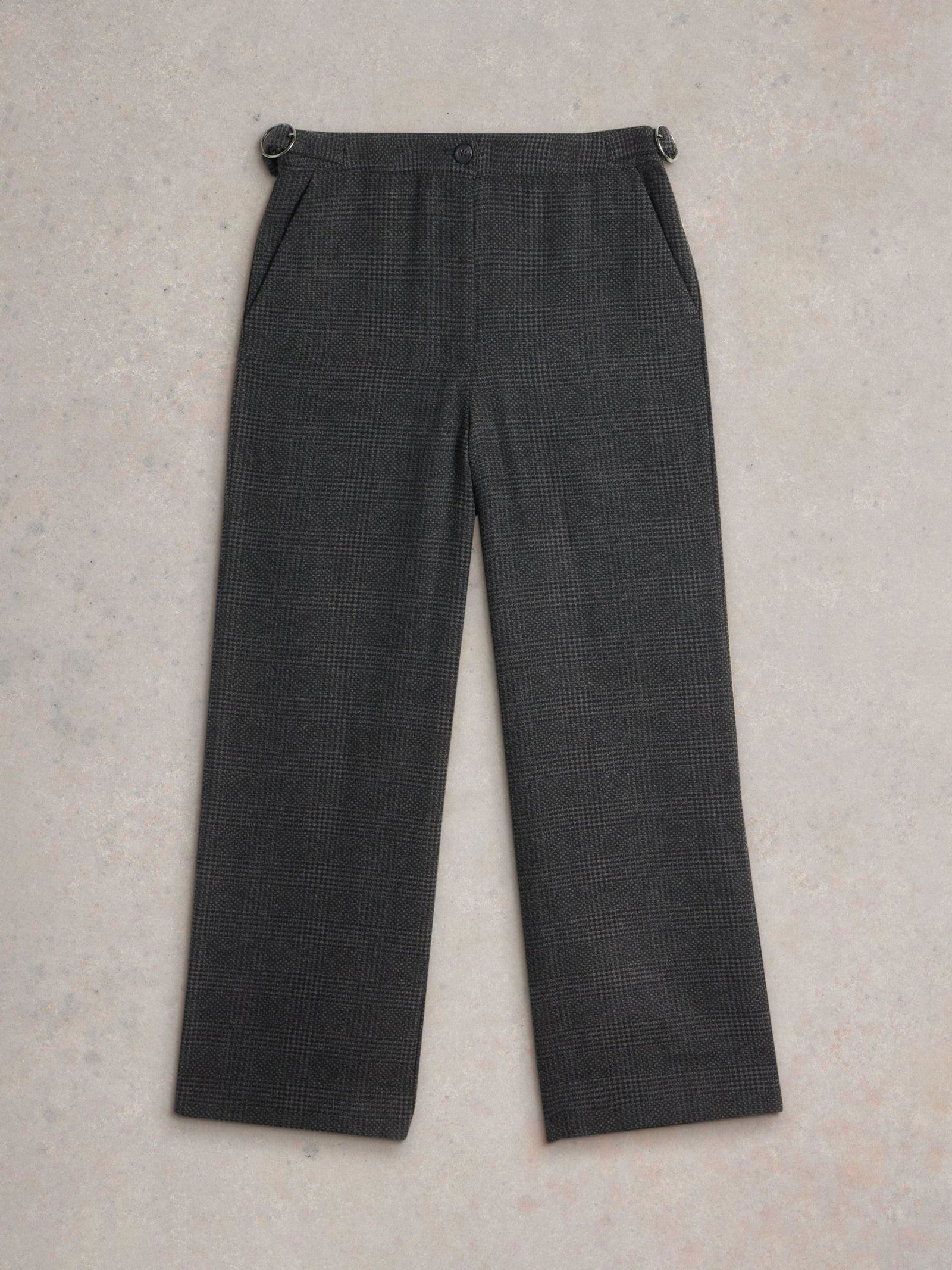 WHITE STUFF Una Tweed Wool Blend Trousers | endource