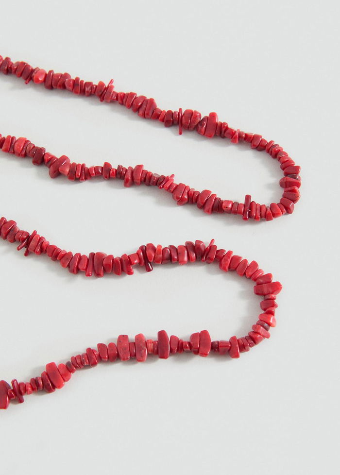 MANGO Coral Beads Necklace | endource