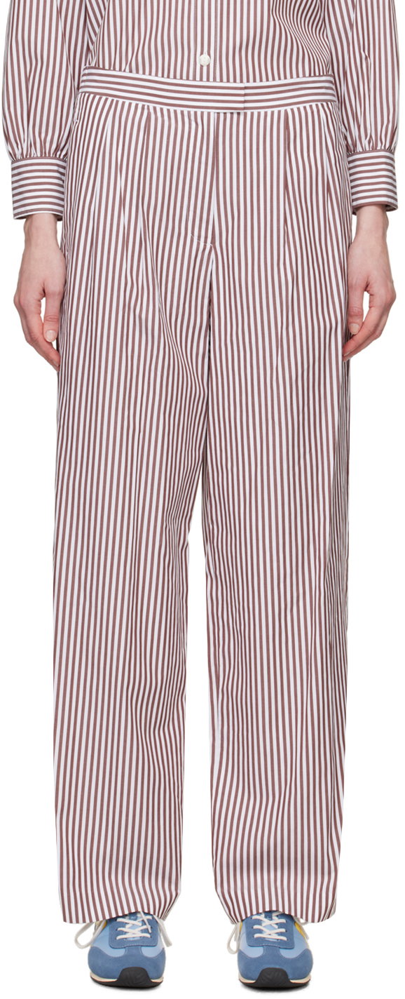 RAG & BONE Brown Lacey Trousers | endource
