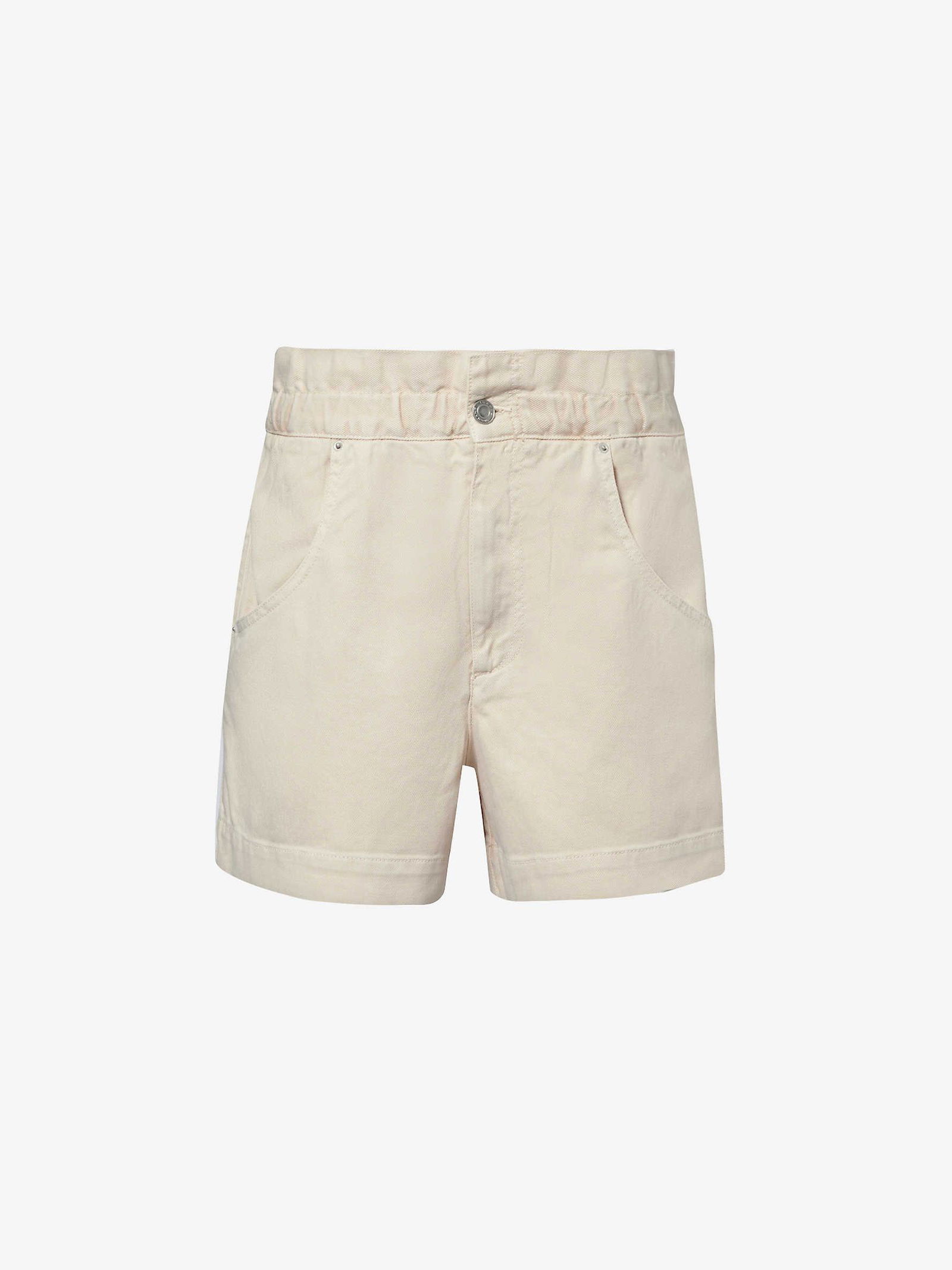 ISABEL MARANT ÉTOILE Titea Elasticated-Waist Wide-Leg Woven Shorts in ...