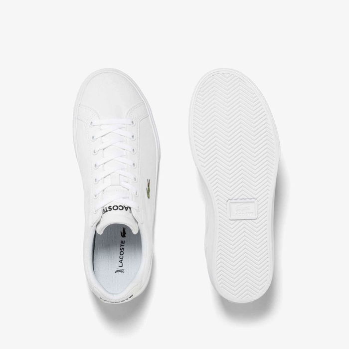 Lacoste Men's Lerond Pro Low Canvas Trainers | endource