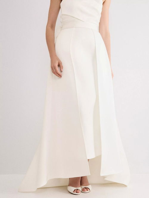 PHASE EIGHT Meredith Satin Twill Wedding Dress, Ivory | endource