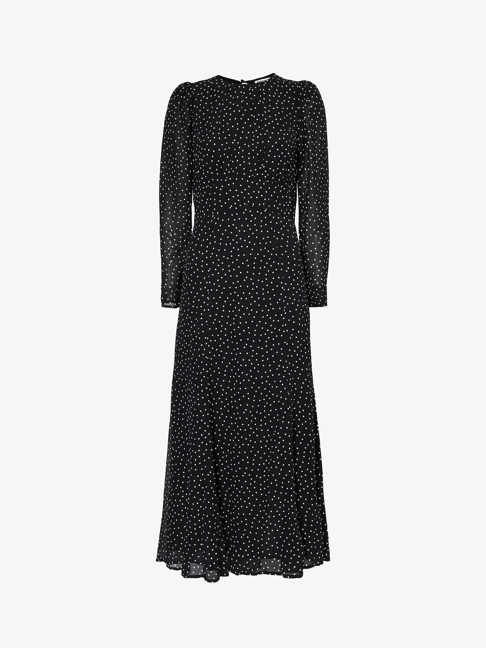 REFORMATION Lysander Semi-Sheer Maxi Dress in Selene | Endource