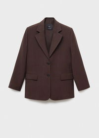 MANGO Lyocell Suit Blazer | endource