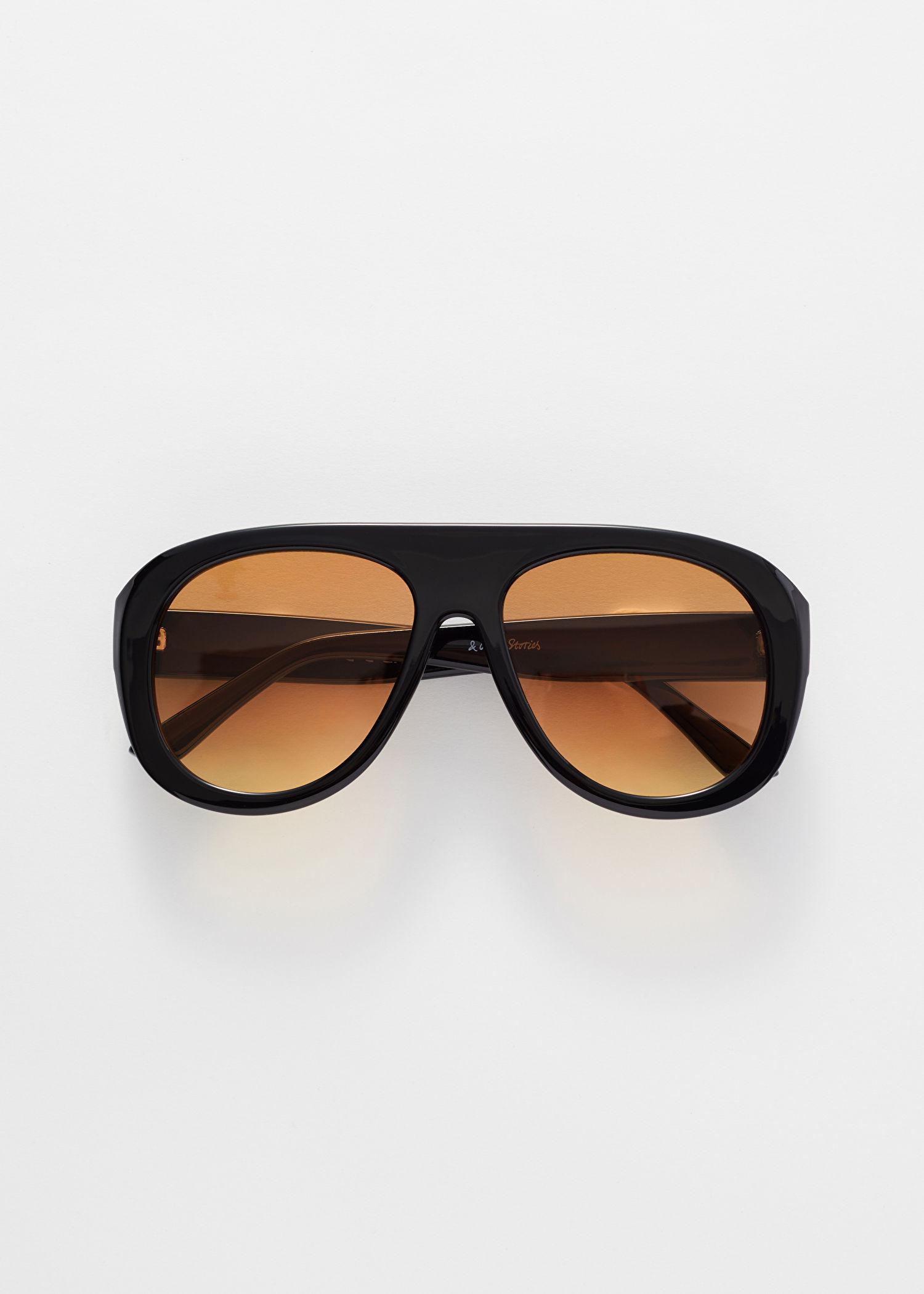 & OTHER STORIES Chunky Aviator Sunglasses | endource