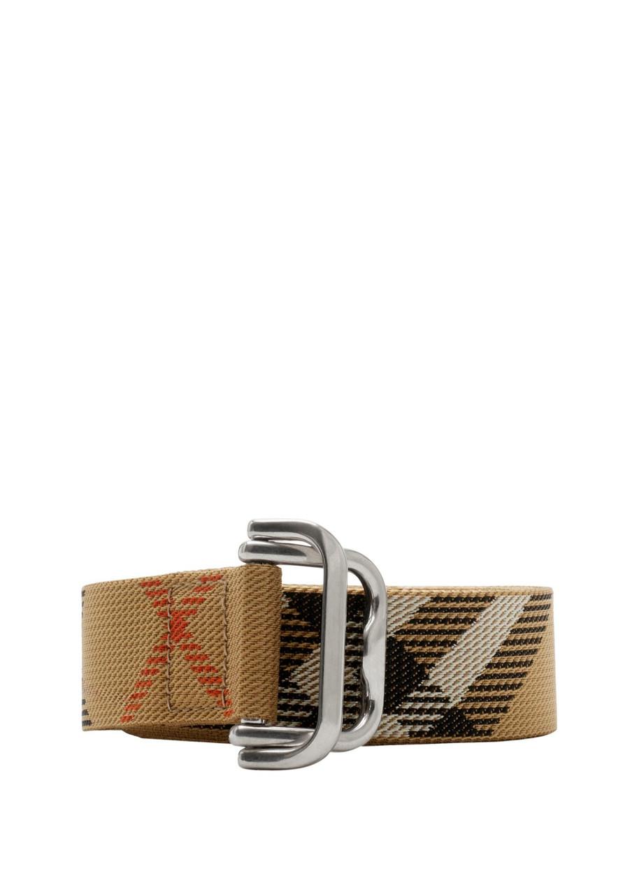 BURBERRY Check Webbing Belt | endource