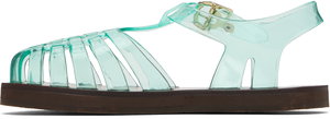 ANCIENT GREEK SANDALS Green Homeria Jelly Sandals | endource