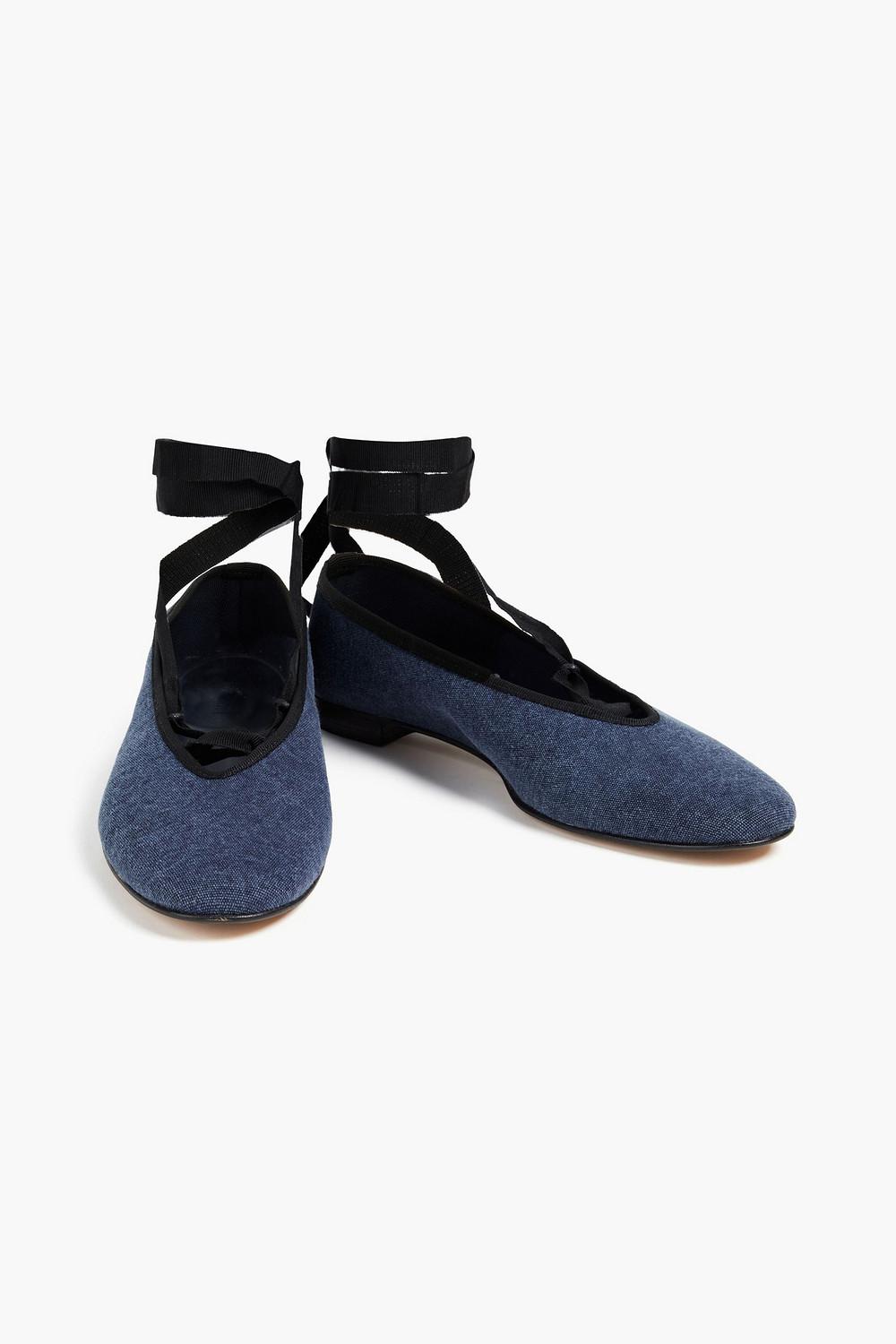 ALEX MILL Juliet Canvas Ballet Flats | endource