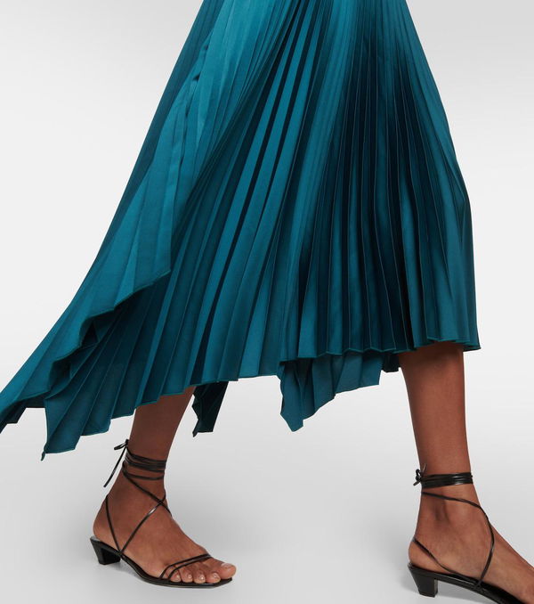 JOSEPH Ade Asymmetric Crêpe Midi Skirt | endource
